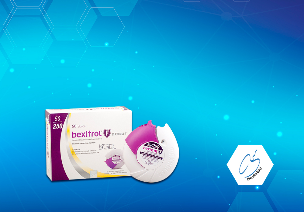 Bexitrol F (50mcg+250mcg) Dry Powder Inhalation Capsule | nextlink.com
